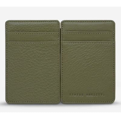 Status Anxiety Wallet - Flip (Khaki) - Happy Valley