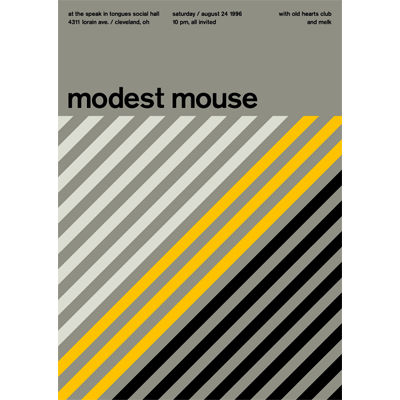 Print - Modest Mouse - Happy Valley